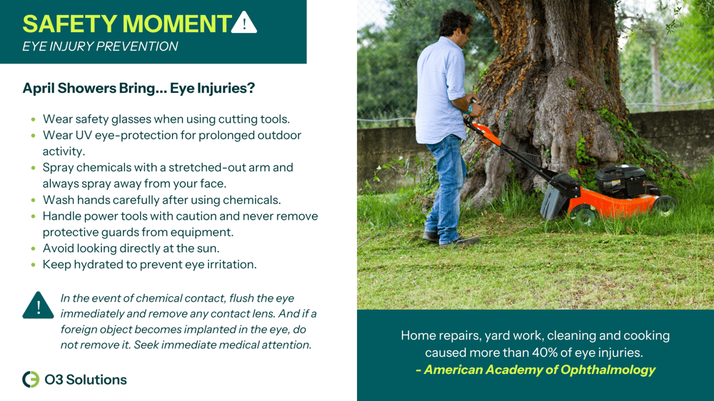 Safety Moment: Eye Injury Prevention