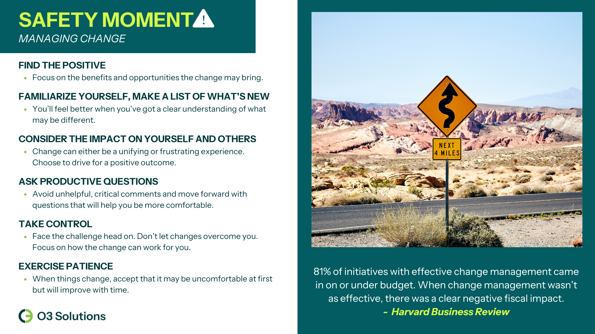 Safety Moment: Managing Change
